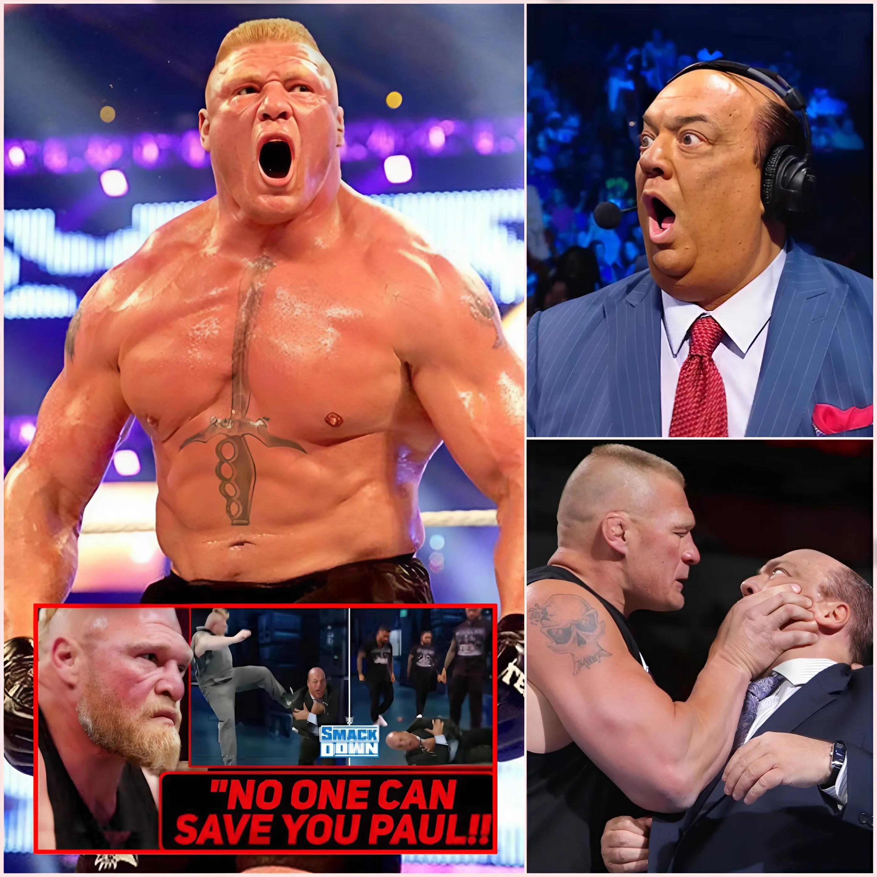 💥BREAKING: Brock Lesnar sends a FINAL WARNING to Paul Heyman that surprises the entire WWE "Hey ...