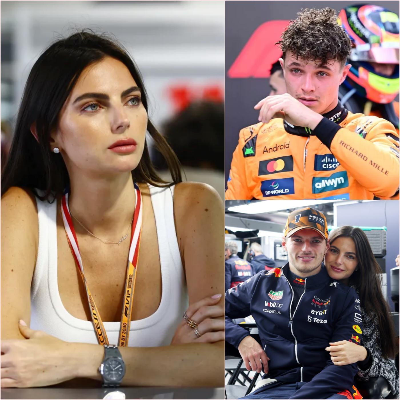 😮 De vriendin van Max Verstappen, Kelly Piquet, zorgde voor opschudding toen ze Lando Norris met ...