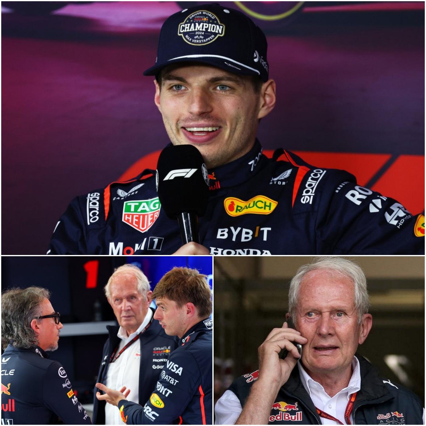 Max Verstappen heeft een verklaring afgegeven over de Red Bull-baas nadat hij meerdere ...